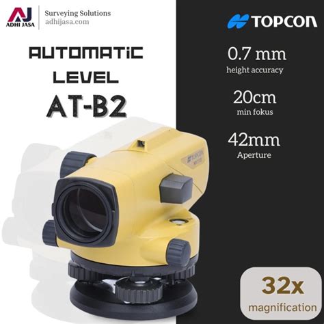 Jual Waterpass Topcon At B2 Automatic Level Topcon Atb2 N324 N322