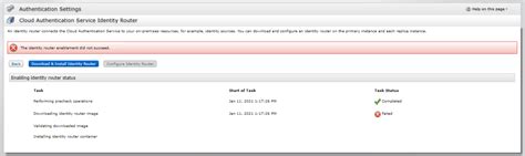 downloading the rsa securid access embedded identity router fails on authentication manager 8 5