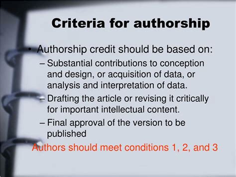 Ppt Authorship Powerpoint Presentation Free Download Id962899