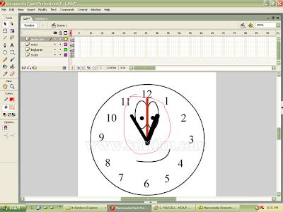 Cara Membuat Jam Analog Dengan Flash Tutorial Desain Grafis