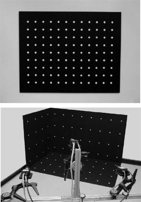Calibration Grids Employed For A Two Step Camera Calibration Procedure