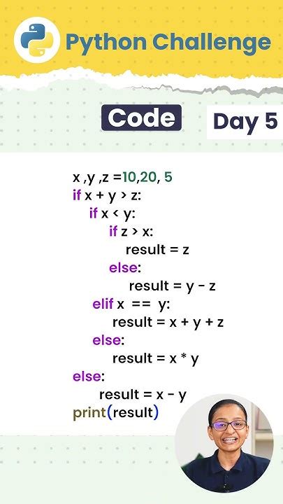 Conditional Statement In Python Python Challenge Day 5 Youtube
