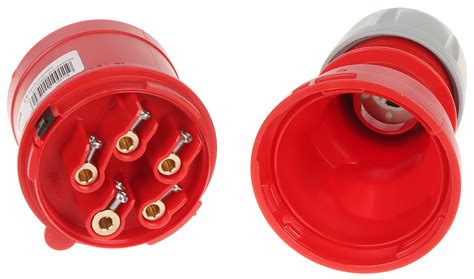 Cee Plug Pce 0256 400 V 32 A 5p 6h Ip44 Ip54 230v Plugs Delta