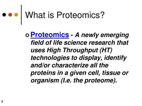 PPT Introduction To Proteomics PowerPoint Presentation Free Download ID