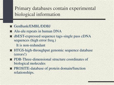 Ppt Module 2 Sequence Dbs And Similarity Searches Powerpoint Presentation Id 4055380