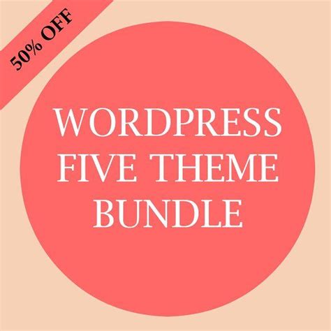 Wordpress Five Theme Bundle By Theme Fashion On Graphicsauthor