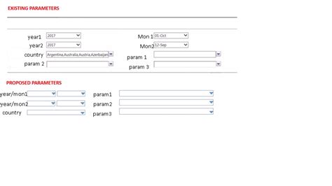 reporting services how to modify parameters alignment in ssrs 2016