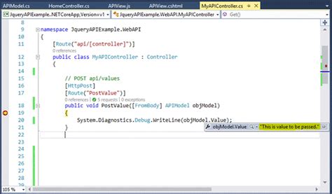 Call Web Api Using Jquery Ajax In Aspnet Core Web Applications