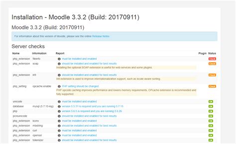 ติดตั้ง Moodle แล้วเกิดข้อผิดพลาดค่ะ Phpextension Fileinfo Must Be Installed And Enabled ไม่