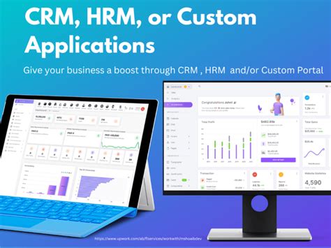custom crm hrm erp or custom portal upwork