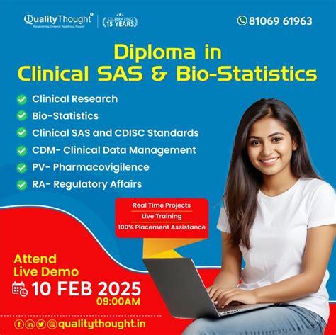 Clinicalsas Sasprogramming Cdisc Sdtm Adam Biostatistics… Sravani Adusumilli