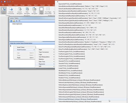 Manual Regression Analysis Example
