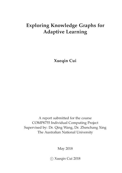 Pdf Exploring Knowledge Graphs For Adaptive Learningcoursescecsanu