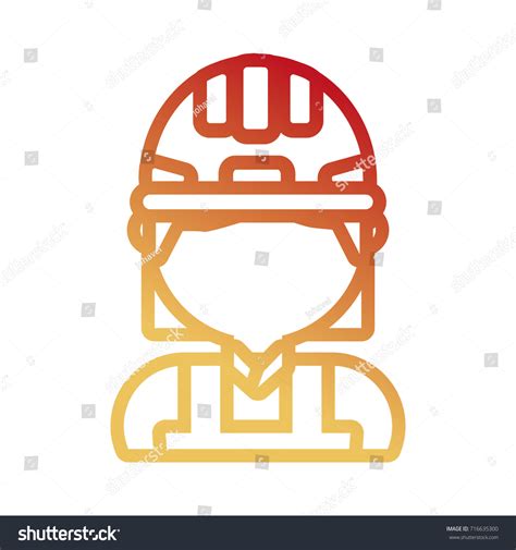 Man Construction Worker Vector Illustration Stock Vector Royalty Free Shutterstock