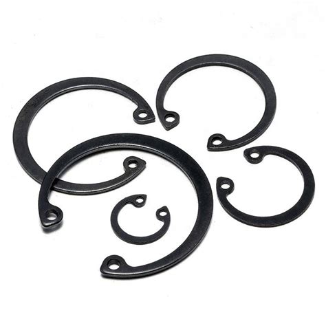 Black 65mn Retaining Rings Din 471 Din472 Retaining Ring Circlip