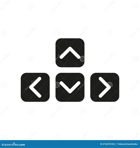 Keyboard Arrows Icon Vector Illustration Stock Vector Illustration Of White Information