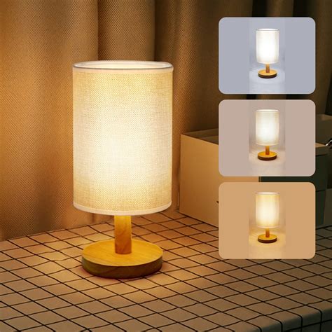 Toprenddon Bedside Table Lamp For Bedroom With Usb Port Touch Small