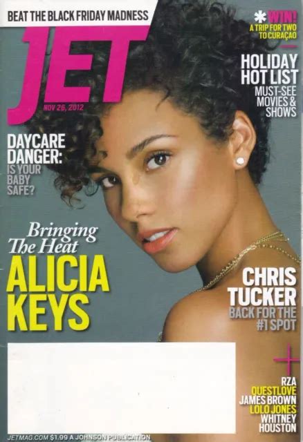 112612 Issue Jet Magazine Alicia Keys Cover £465 Picclick Uk