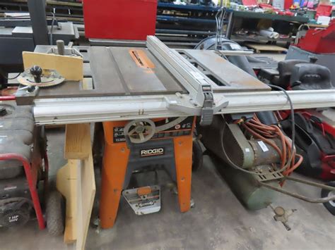 Ridgid Ts3650 Table Saw Wrolling Stand And Guide Saw Bay Area