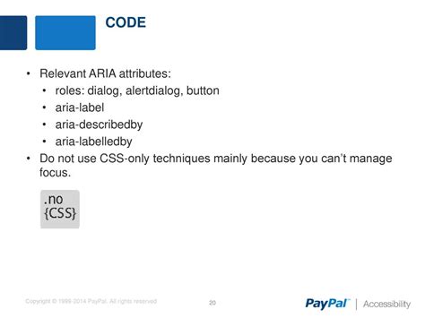 Developing A Web Accessible Modal Dialog Ppt Download