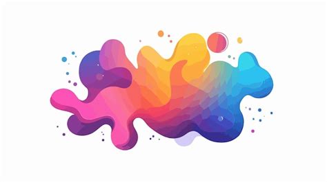 Abstract Colored Blobs Vector Illustration Premium Ai Generated Vector