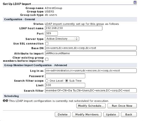 How To Populate A Group From LDAP