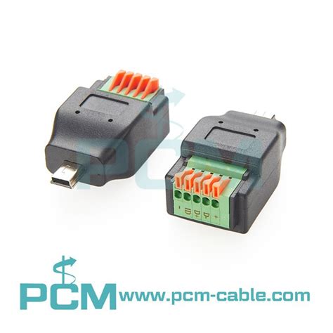 Customized Mini Usb Male To Terminal Block Suppliers Manufacturers Wholesale Quotation Premier