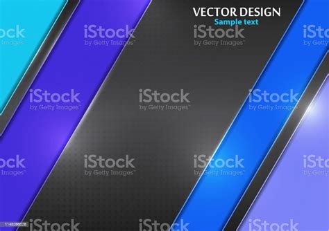 기하학적 요소와 밝은 현대 추상적인 배경입니다 컬러 대각선 줄무늬입니다 0명에 대한 스톡 벡터 아트 및 기타 이미지 0명