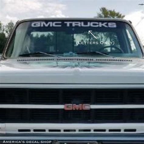 OEM Vintage GMC Pace Truck Windshield Banner Decal New 1PC 42 Oracle