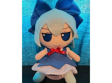 Touhou Project Cirno Plush Doll Kawaii Fumo Collectible Toy T For Anime Fans Etsy