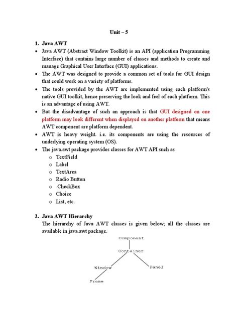awt pdf class computer programming computer programming