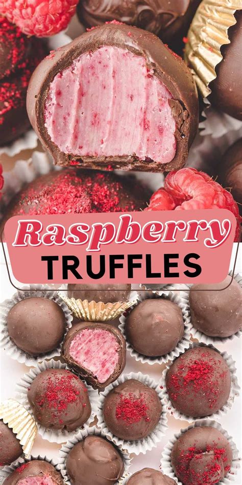 Delicious Raspberry Truffles