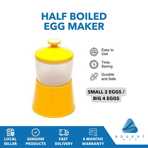 Half Boiled Egg Maker Boil Egg Half Egg Seconds Half Boil Container Egg Boiler 2pcs 4pcs