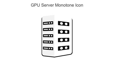 Gpu Server Monotone Icon In Powerpoint Pptx Png And Editable Eps Format Ppt Slide