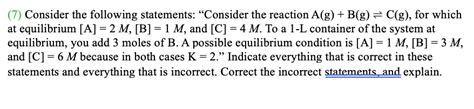 Solved Consider The Following Statements Consider The Chegg