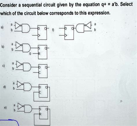 Solved Consider A Sequential Circuit Given By The Equation Qa