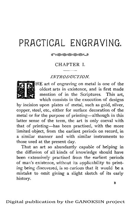 Practical Engraving On Metal By G A Banner 1899 Ganoksin Jewelry Making Community