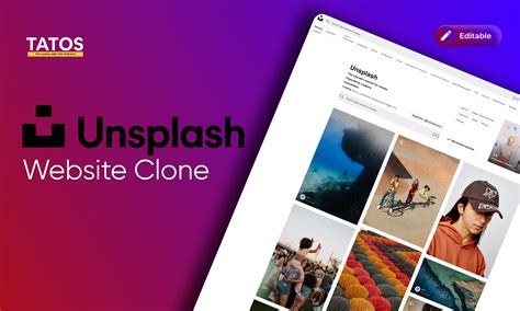 Unsplash Website Clone Figma