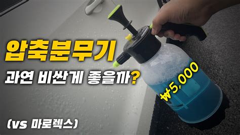 압축분무기 저가 제품과 고가 제품 비교해봤습니다 과연 돈 값 하는 아이템일까 Youtube