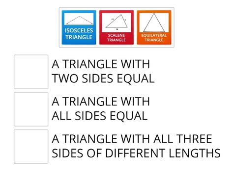Classification Of Triangles المطابقة