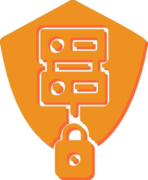 Secure Server Vector Icon 41810444 Vector Art At Vecteezy