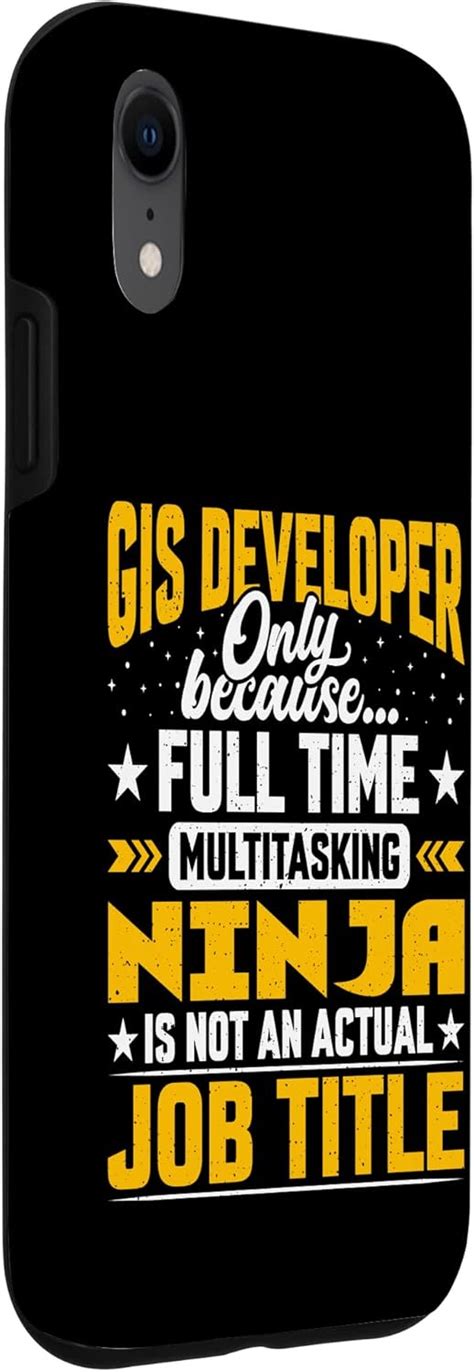 Iphone Xr Gis Developer Job Title Funny Gis Creator Programmer Case Yaxa Colombia
