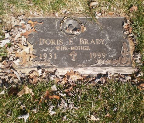 Doris Evelyn Ignat Brady 1931 1999 Find A Grave Memorial