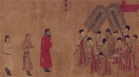 中國傳統繪畫名畫中的唐太宗 唐朝 李世民 唐太宗 閻立本 中國傳統繪畫 步輦圖 戴東尼 希望之聲