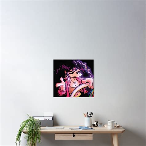 Póster Viernes Por La Noche Funkin Jasmine Divertido Fnf Baddies Mod