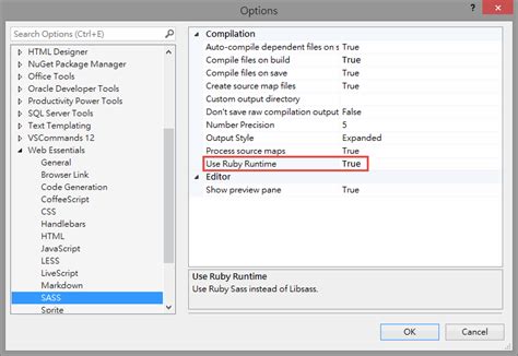 笨問題在Visual Studio 顯示SCSS詳細錯誤訊息 黑暗執行緒