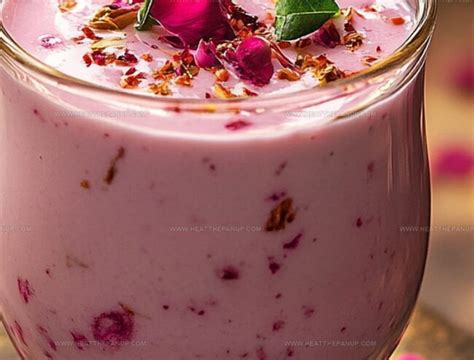 Quick Rose Lassi Recipe A Refreshing Summer Treat Heat The Pan Up