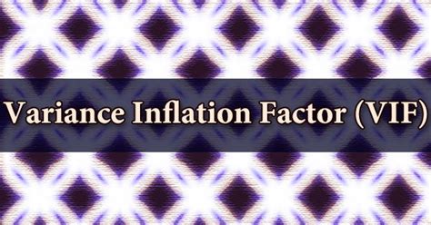 Variance Inflation Factor Vif Assignment Point