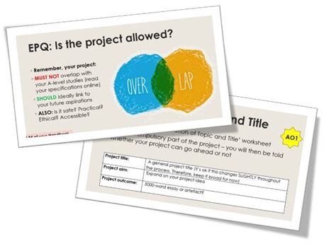 6 Project Proposal Extended Project Qualification Epq H857 Ocr Teaching Resources