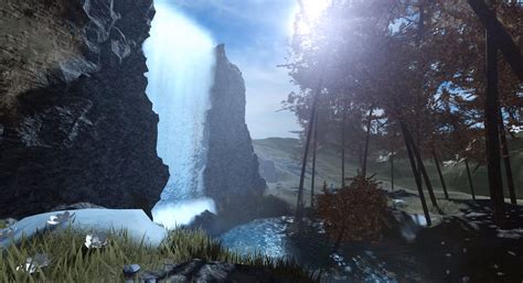 A Peaceful Waterfall R Roblox